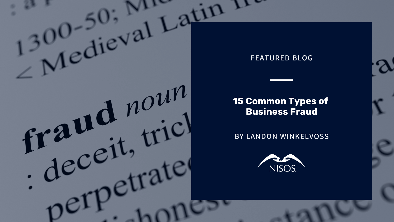 15 Common Types of Business Fraud - Nisos