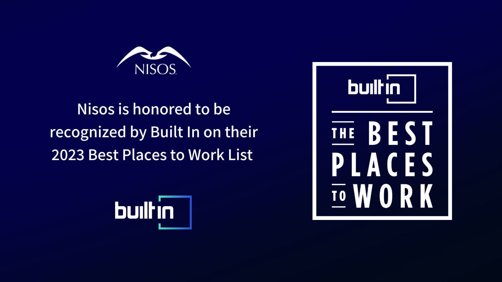 Nisos Awarded Built In Company Culture Awards in 2023 - Nisos