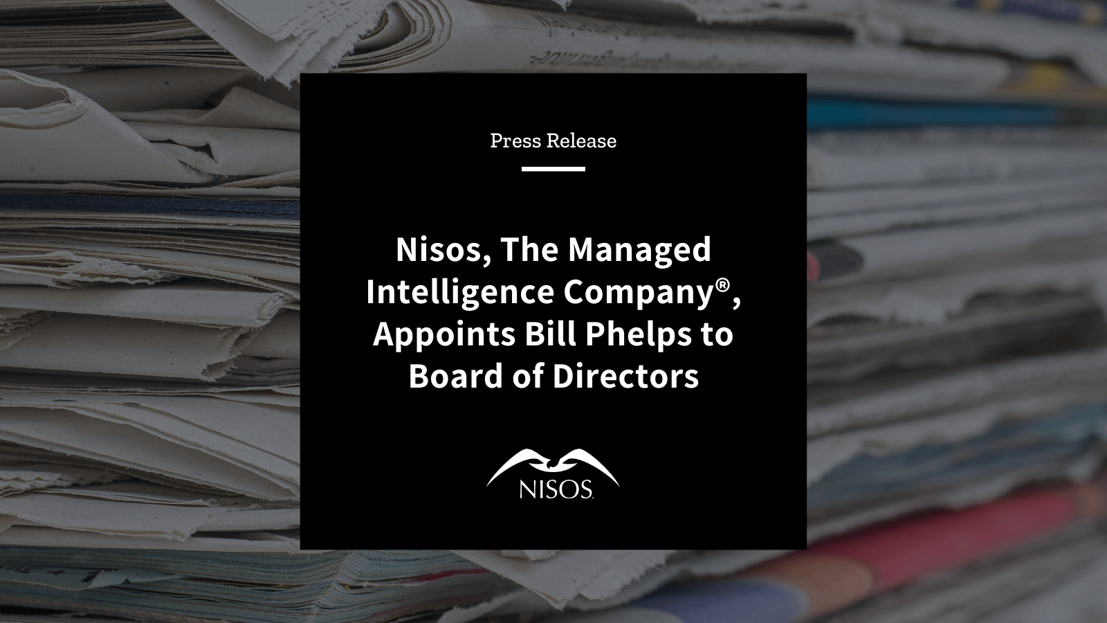 Nisos Joins WEF Cybercrime Atlas | Press Release - April 8, 2025 - Nisos
